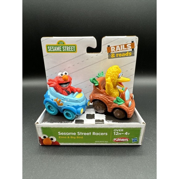 Hasbro | Toys | Sesame Street Racers Playskool Rails Roads Elmo Big ...